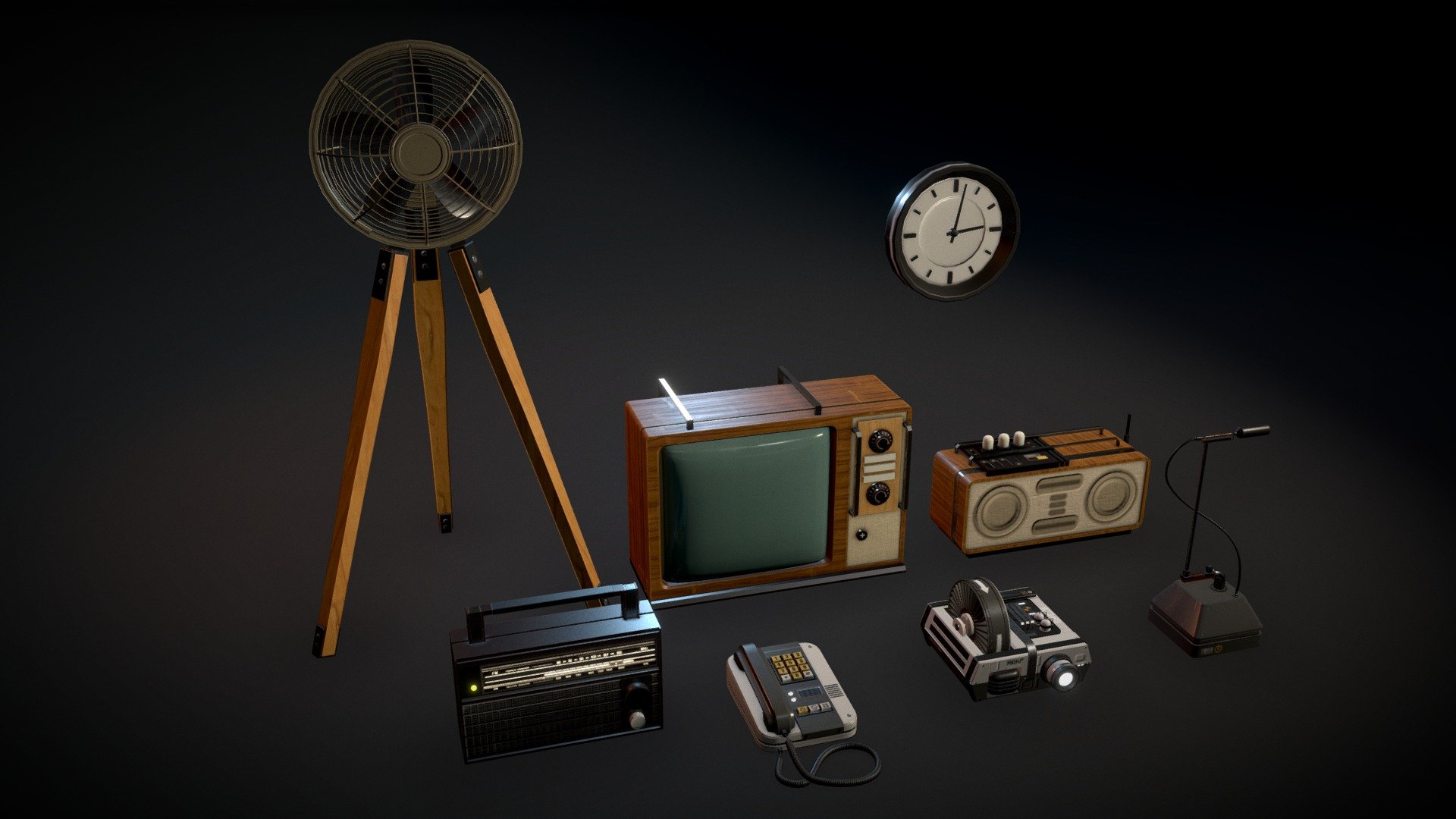 Random Props [70's Props] - 3D model by Máté Varga (@mate.varga ...