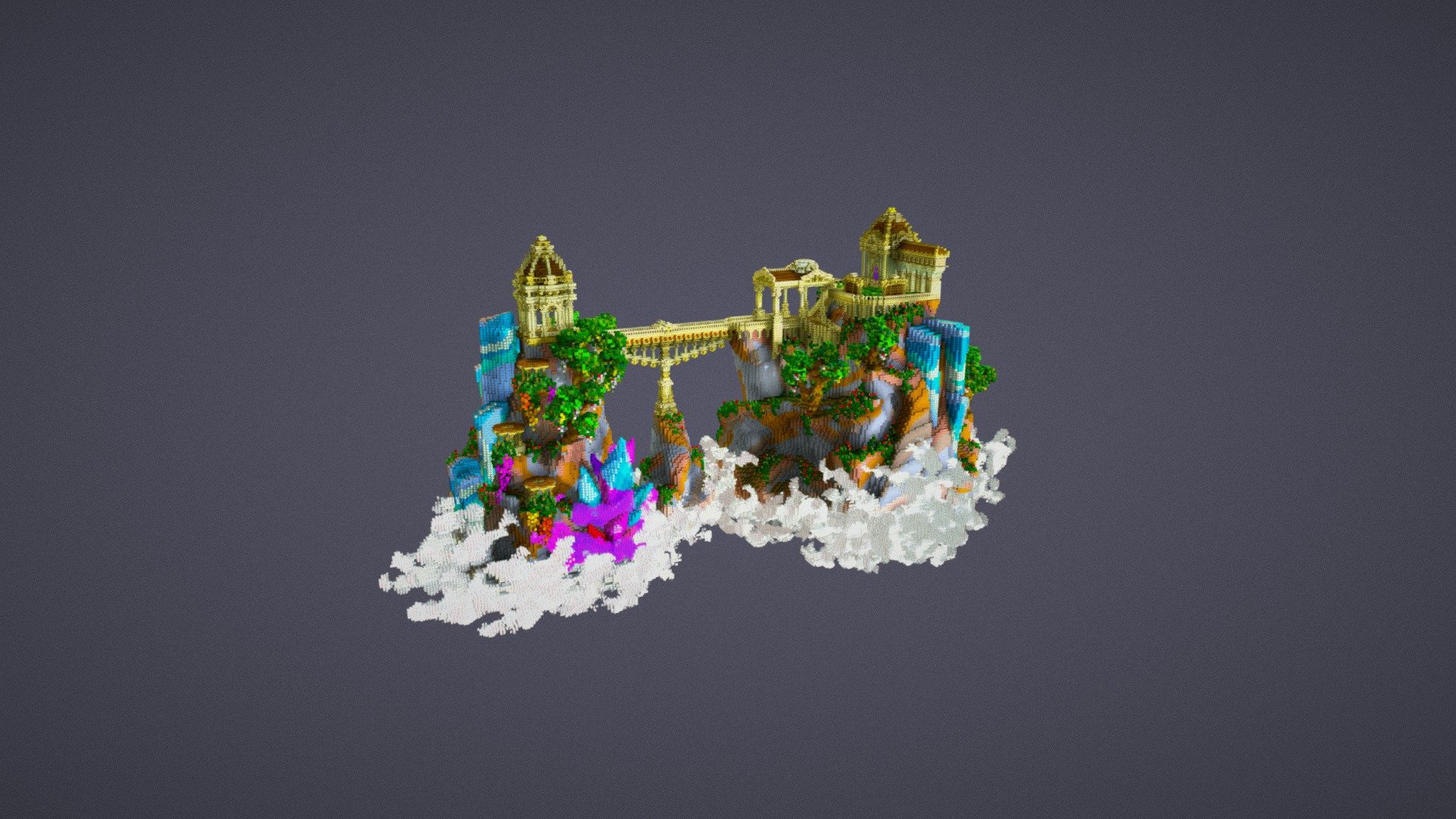 SkyBlock Spawn Gardex - 3D model by RedBox Minecraft Studio ...