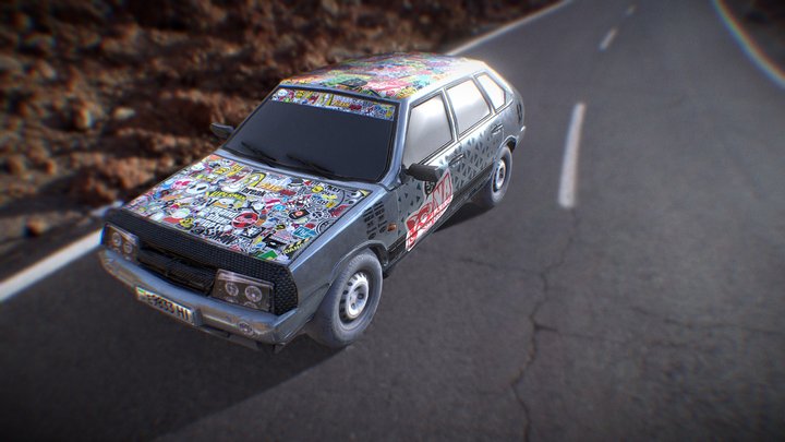 Russian-car 3D models - Sketchfab