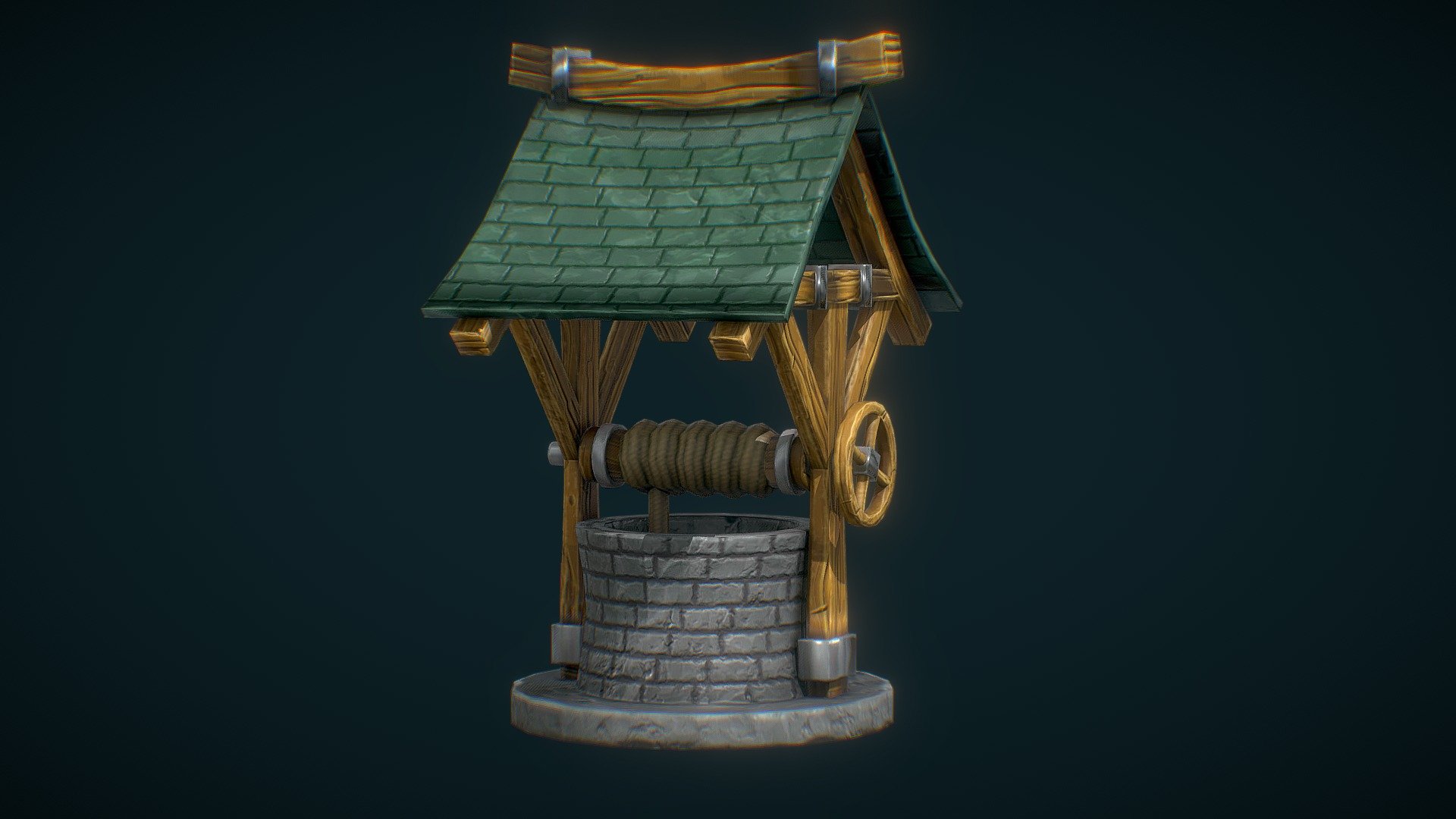 Stylized Well - 3D model by Nicolas Janowski (@cheekyvirginia07 ...