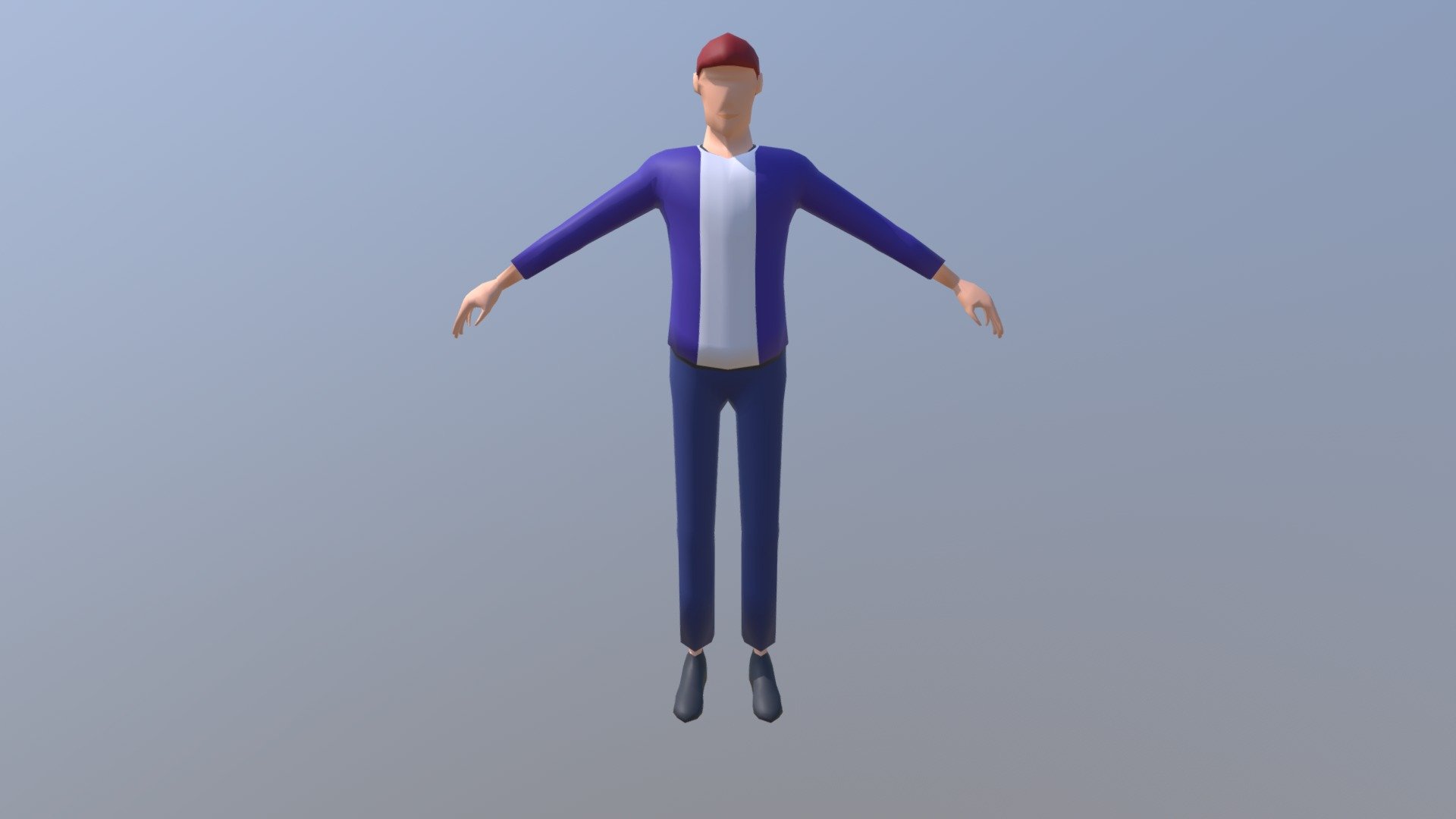 Young man Lowpoly - 3D model by LuGo (@LucASGF) [0f20cfc] - Sketchfab