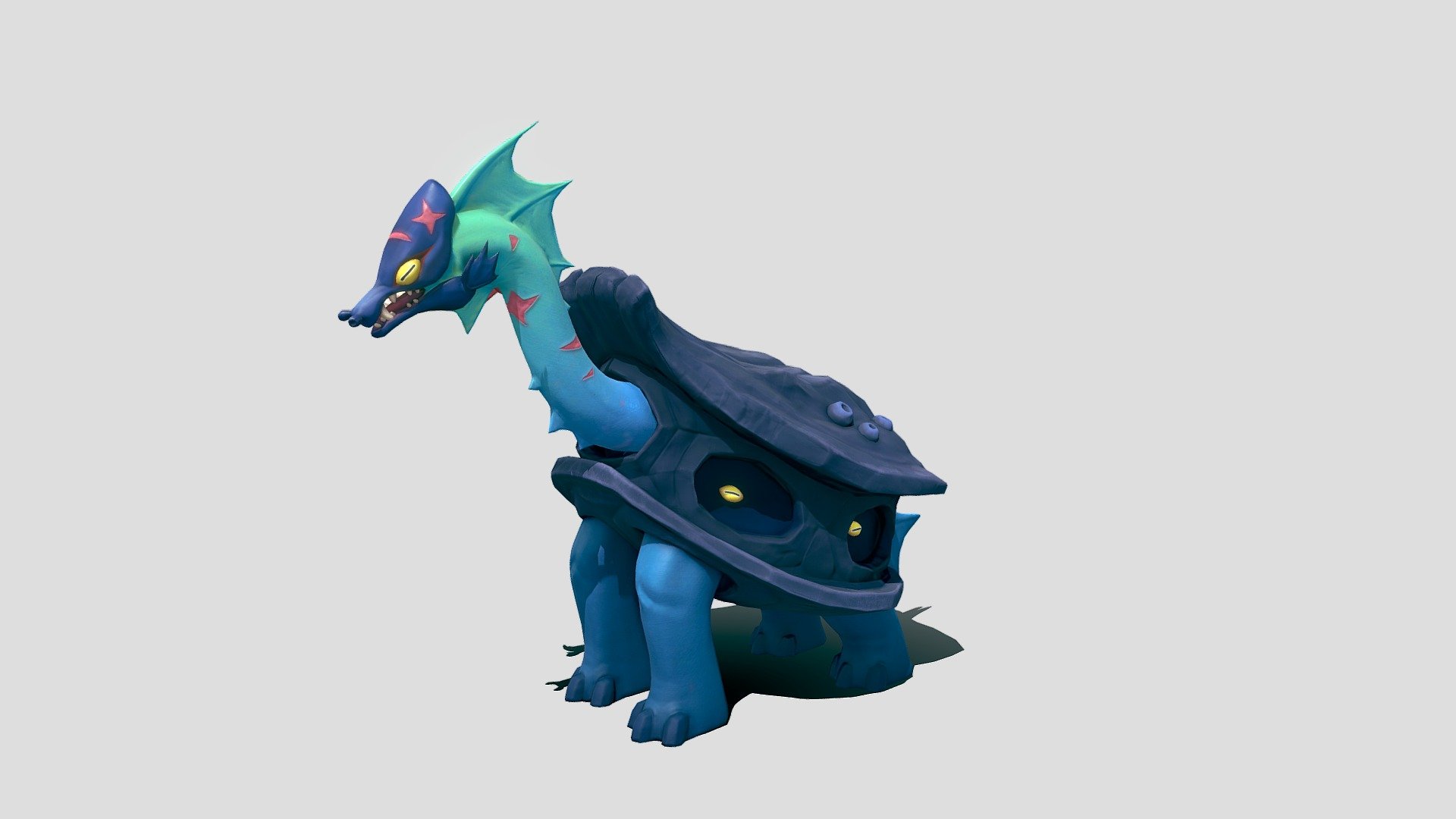 Moray eel monster - 3D model by Nelavla [0f21632] - Sketchfab
