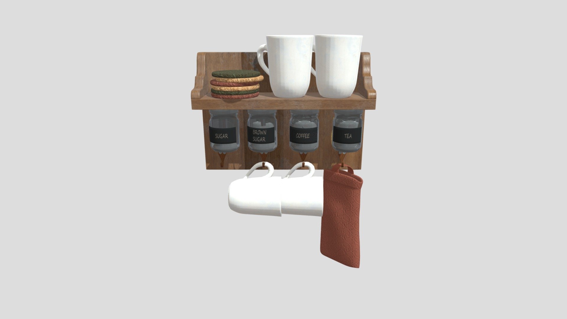 kitchen props 25 AM231 Archmodel - Buy Royalty Free 3D model by ...