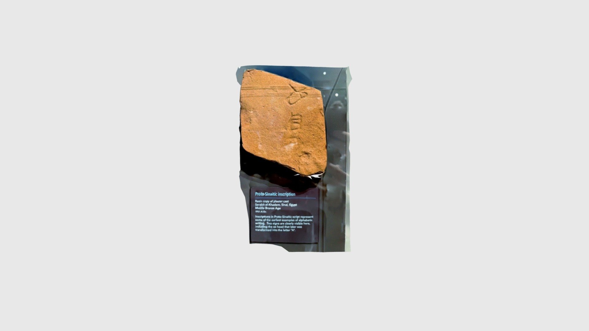 Proto-Sinaitic Inscription - Download Free 3D model by Stephen.L..Cook ...