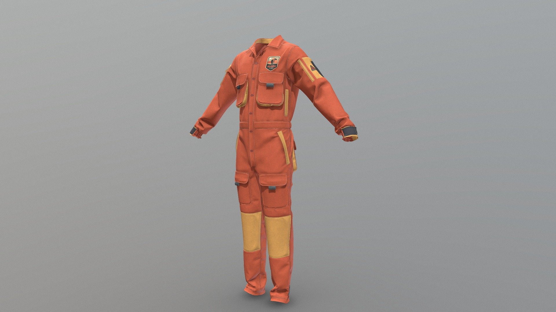 Overall Oranje - 3D model by Stichting Consortium Beroepsonderwijs ...