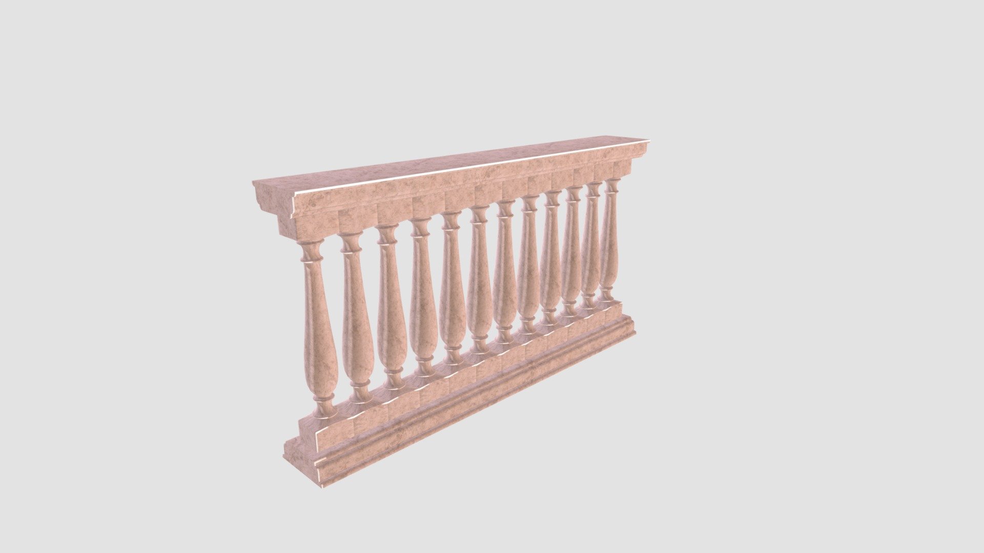 railing - Buy Royalty Free 3D model by Evermotion [0f24ab9] - Sketchfab ...