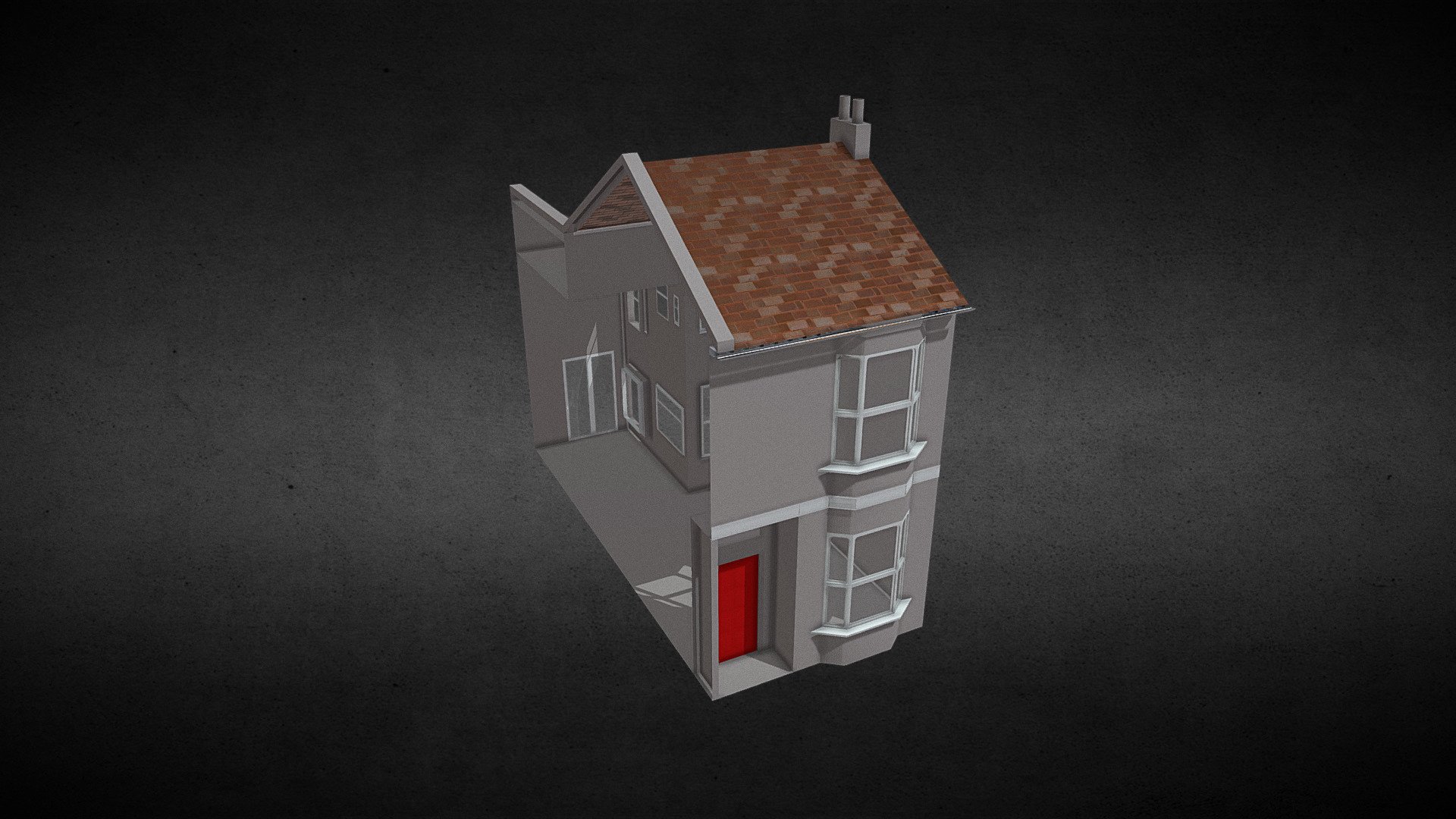 low_poly_victorian_terrace - Buy Royalty Free 3D model by fieldworks ...