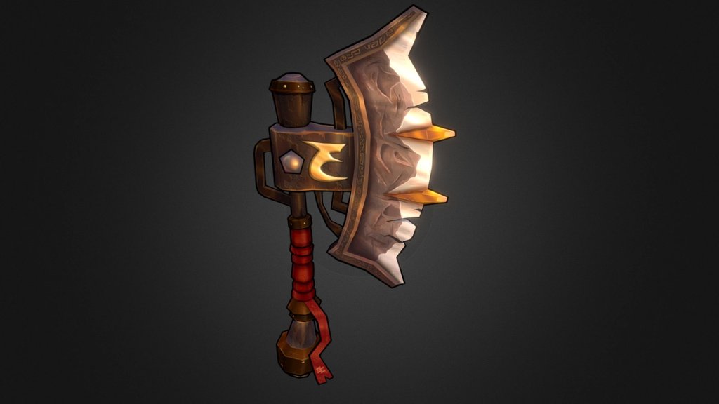 Axe (3d borderlands style) - 3D model by carlito69 (charles coureau ...