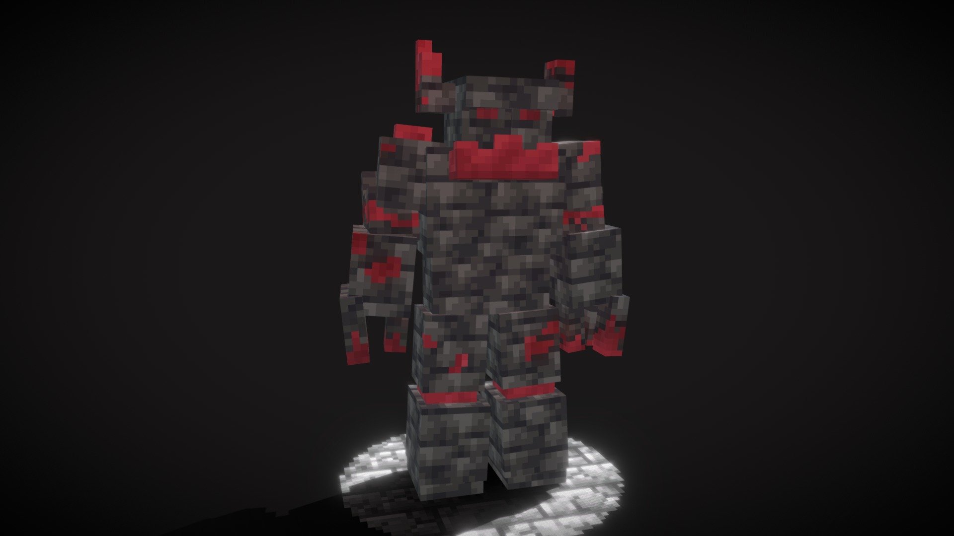 Ruby Golem | By Alaniz - 3D model by AlanizMC (@luisge2220) [0f294c9 ...