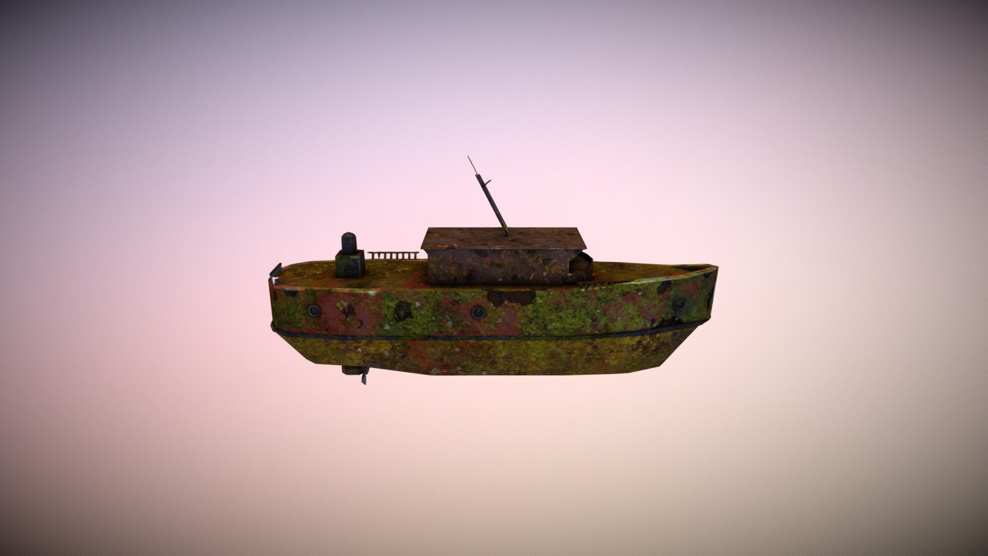 Metal Shipwreck - 3D model by Razan Negm (@starryeyedwisdom) [0f2a89e ...