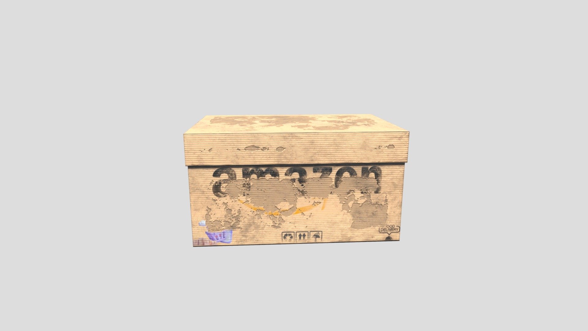 Damaged Box Asset - 3D model by BatuhanAkgun [0f2bca7] - Sketchfab