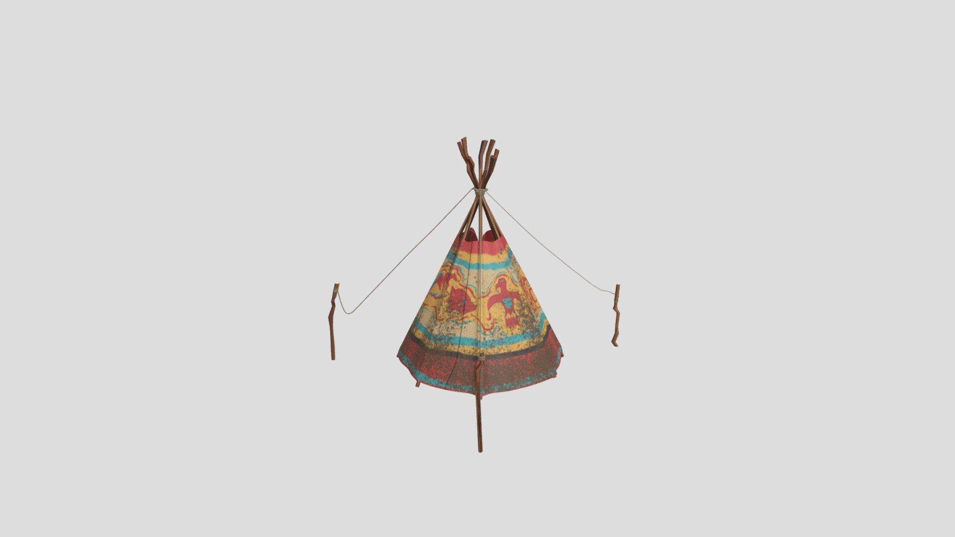 Tipi 3 - Download Free 3D model by Jamescunn [0f2cab2] - Sketchfab