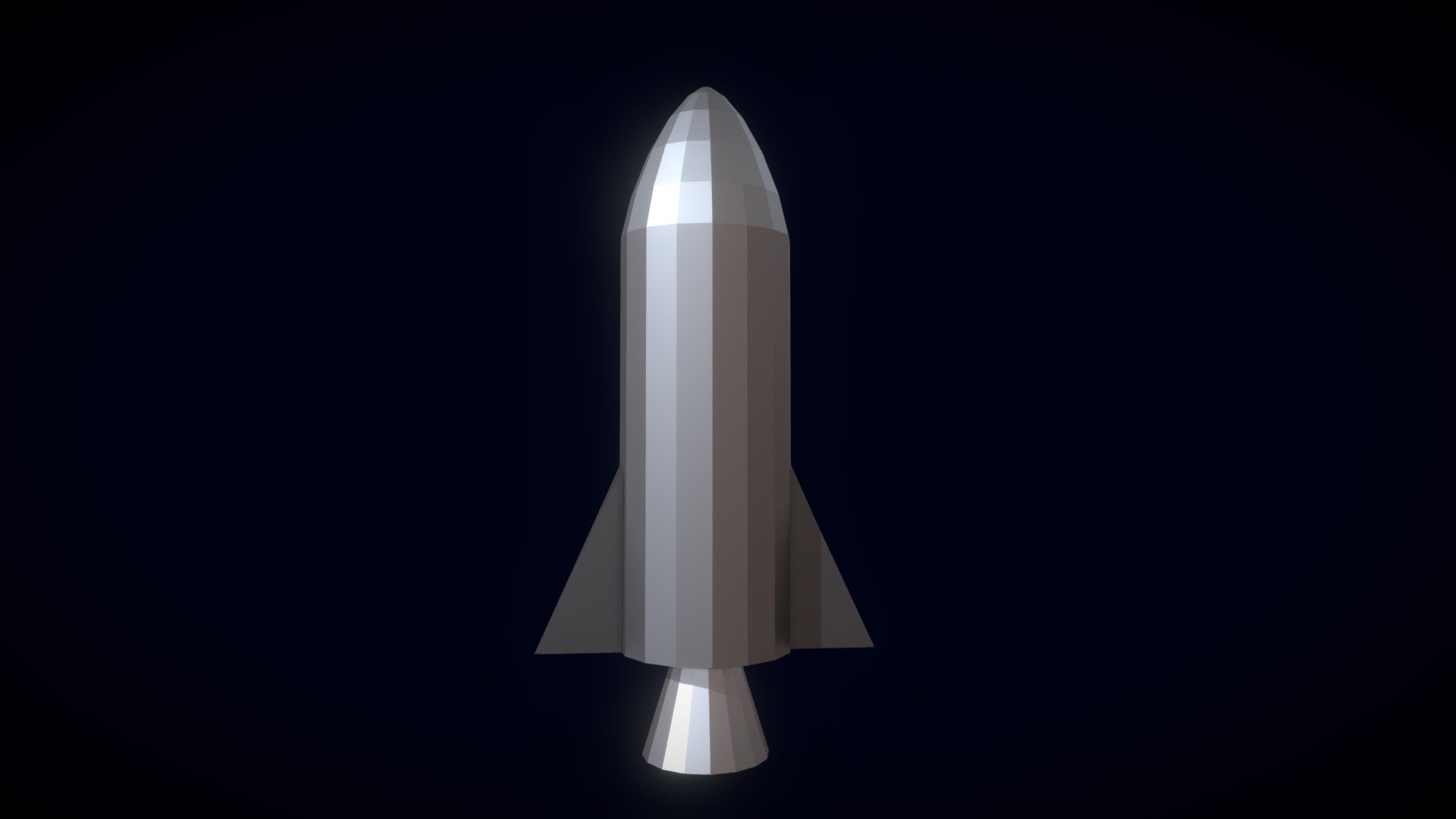 Simple Space Rocket - Download Free 3D model by Green fish ...