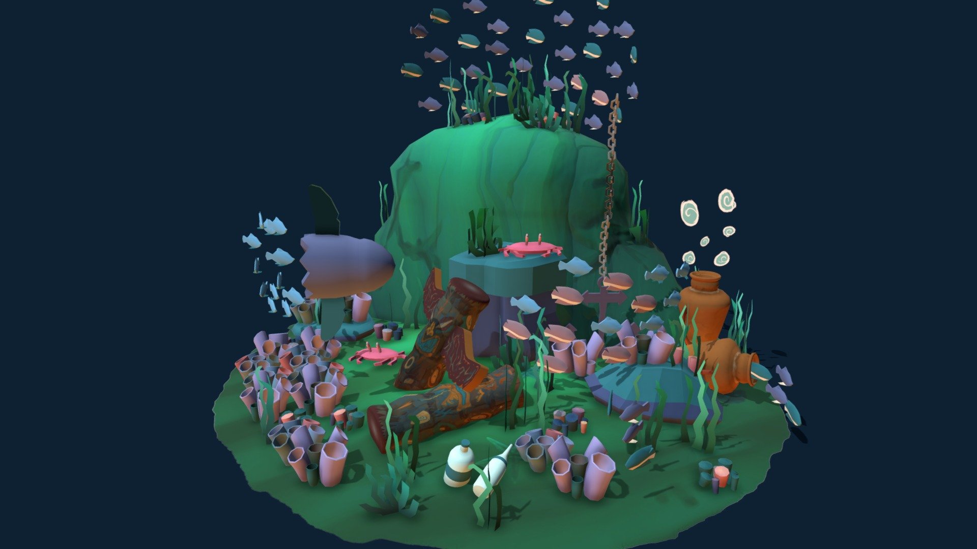 Sea life challenge pack - Buy Royalty Free 3D model by Clément ...