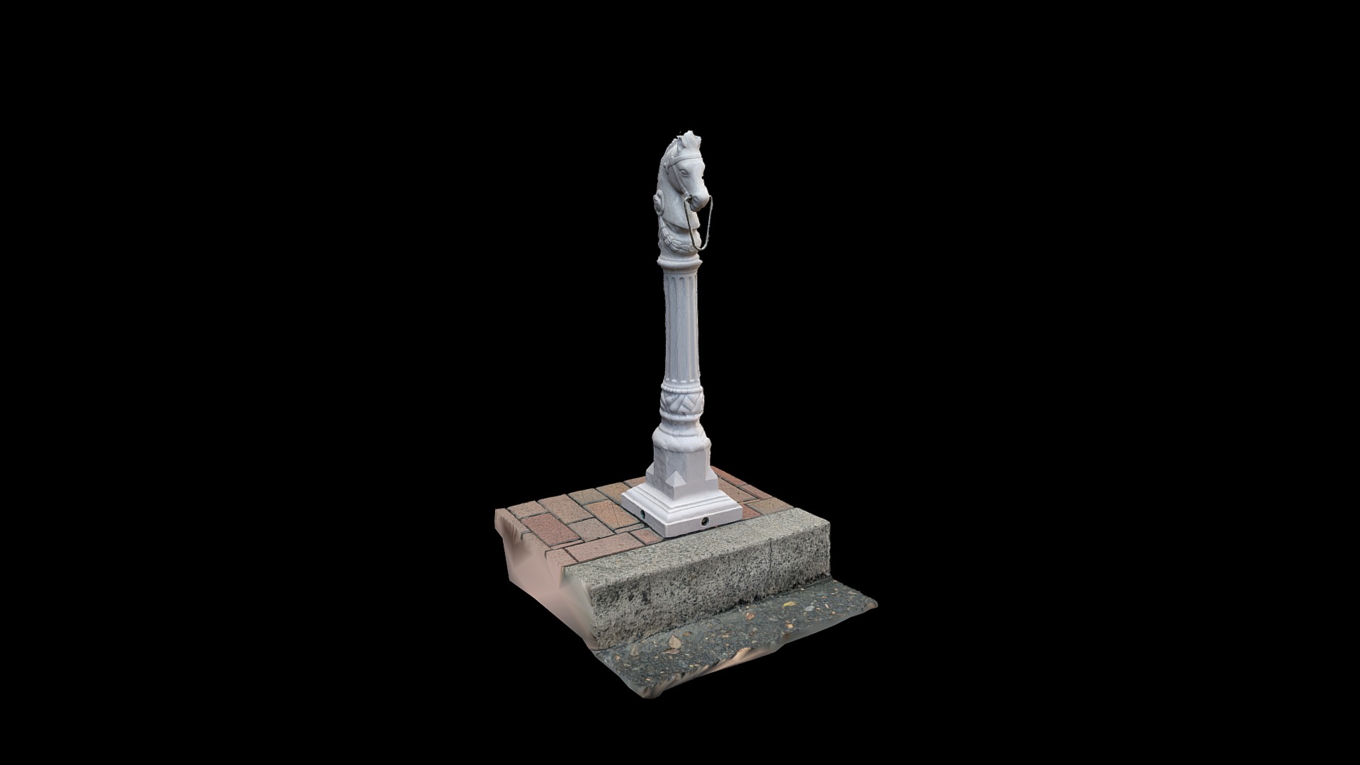 Hitching Post from Main Street - Disneyland - Buy Royalty Free 3D model ...