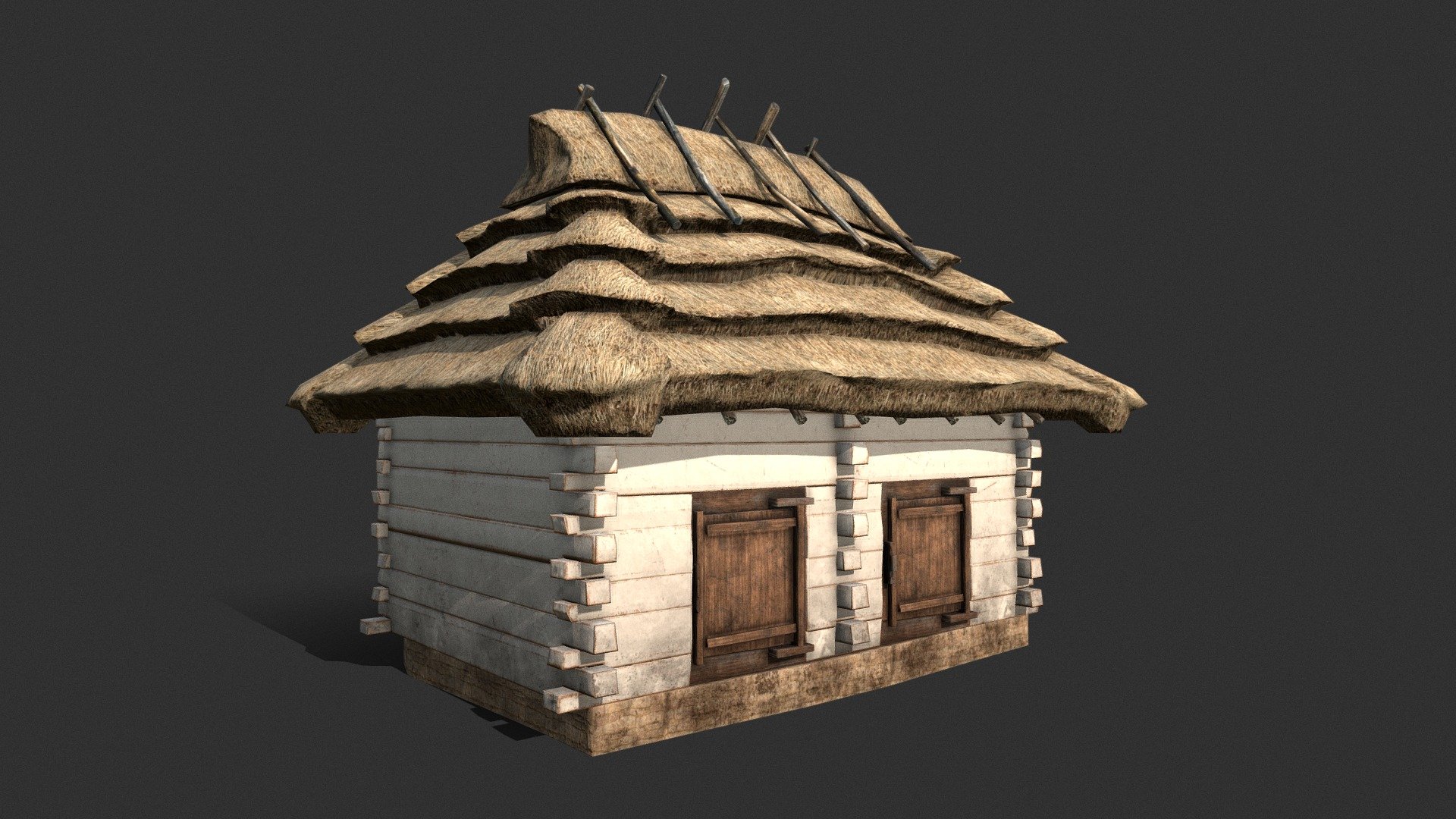 Pigsty Building - Slav Architecture - Buy Royalty Free 3D model by ...