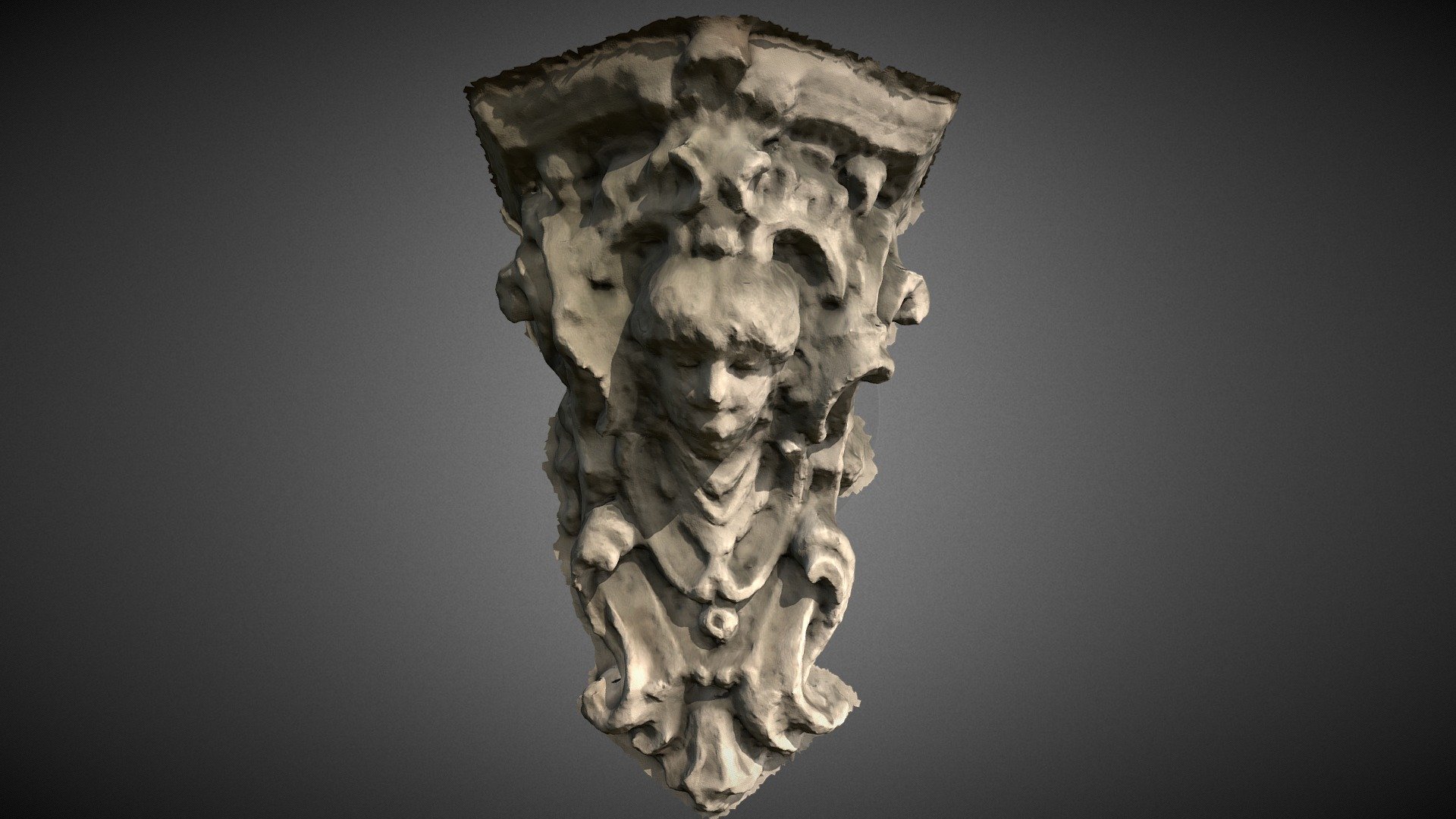 Molded Plaster Decoration - Download Free 3D model by Léonard_Doye ...