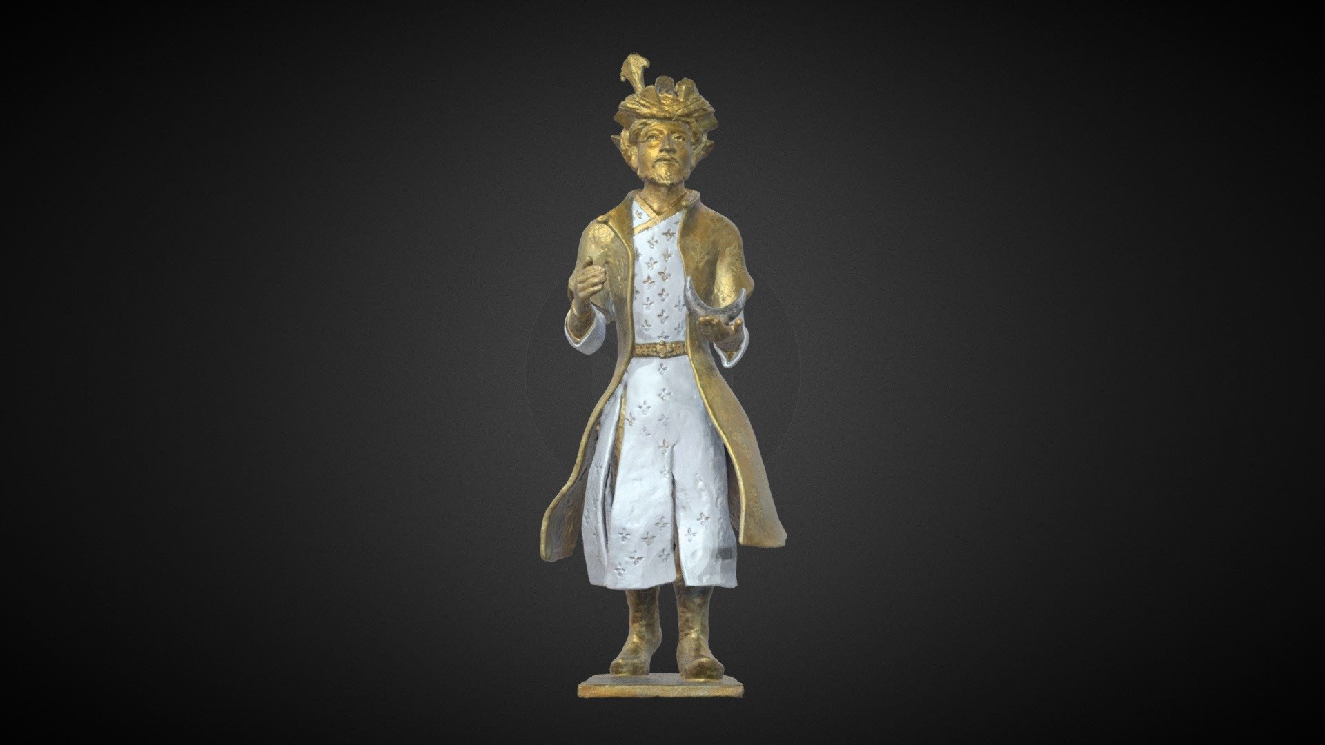 Humayun's Sculpture - White Outfit - 3D model by aktc.museum [0f2f64b ...