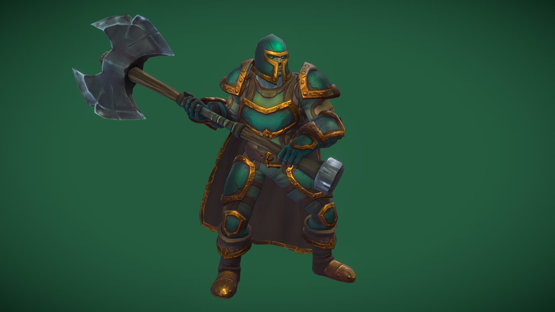 Stylized Orc Male Newbie Warrior(Outfit) - 3D model by N-hance Studio ...