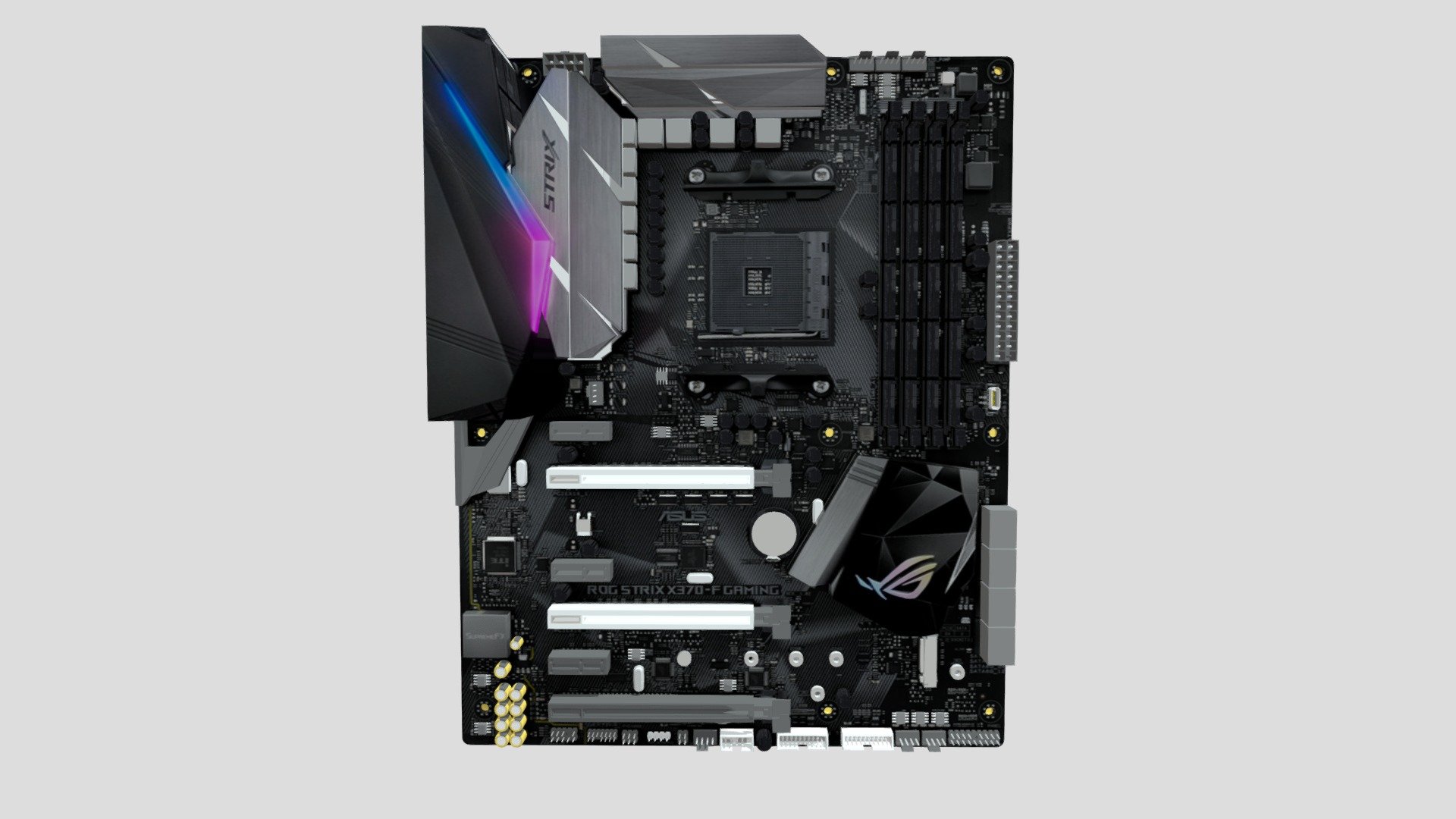 Mainboard Asus ROG Strix - 3D model by Niko Cepyansah (@nikonc ...