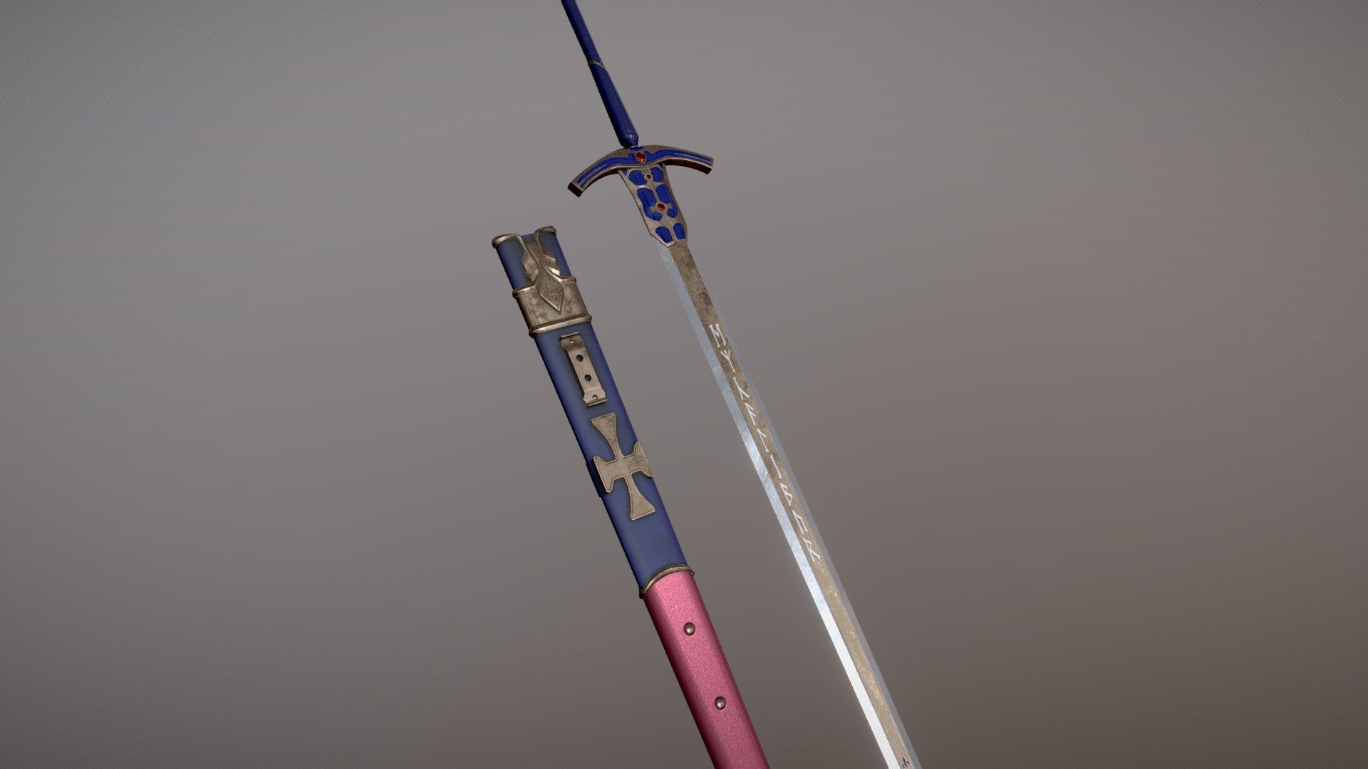 Excalibur from Fate - 3D model by Denis_Niko (@denisniko) [0f30bbf ...