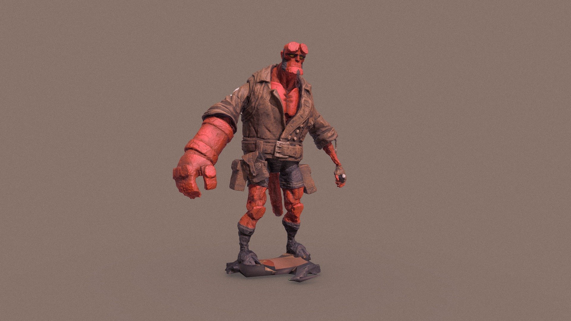 Hellboy - 3D model by Pietrich [0f325e9] - Sketchfab