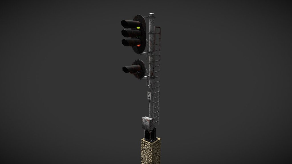 Traffic Light rust - Download Free 3D model by dimonewave [0f326e6 ...