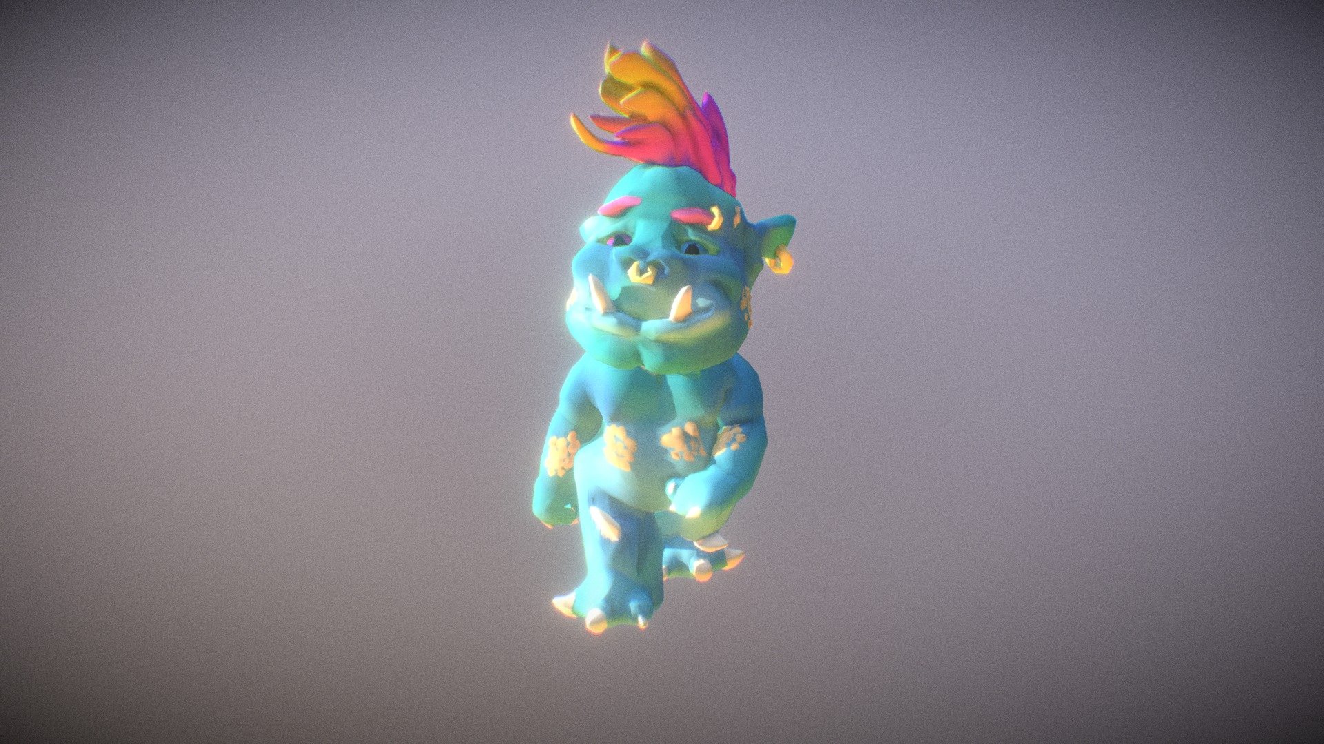 Orcish Northern Soul Spin - 3D model by bingko [0f32e7c] - Sketchfab