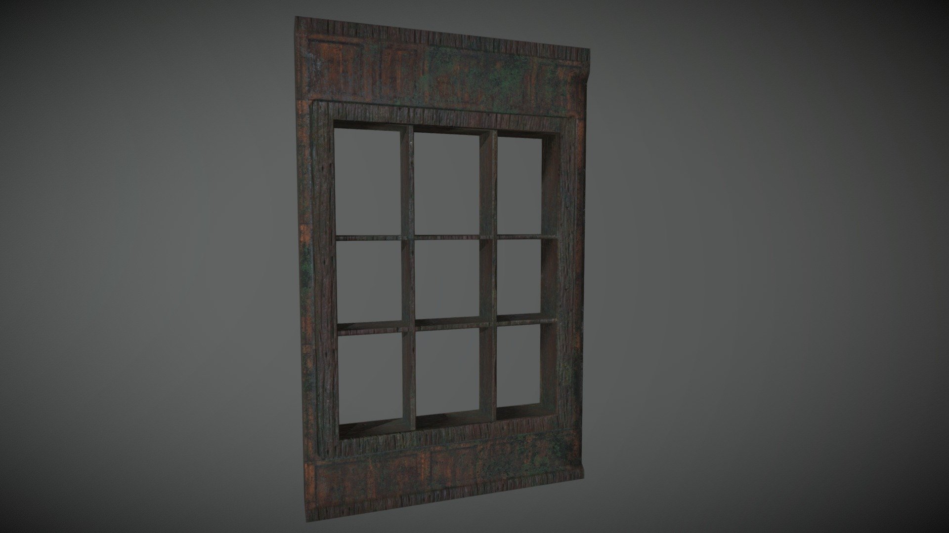 Mouldy Window Frame - 3D model by Ihazart [0f33174] - Sketchfab