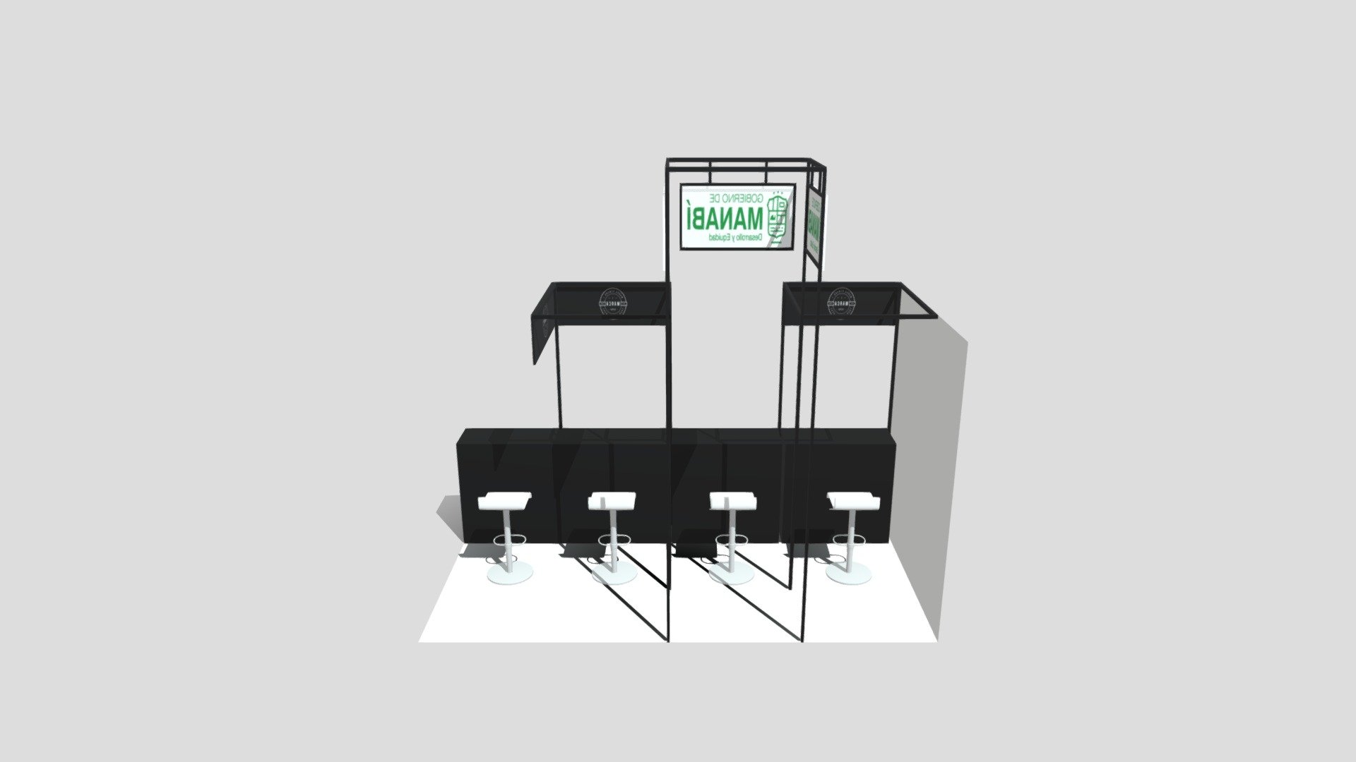 4X2 STAND - 3D model by arielecv [0f35cec] - Sketchfab