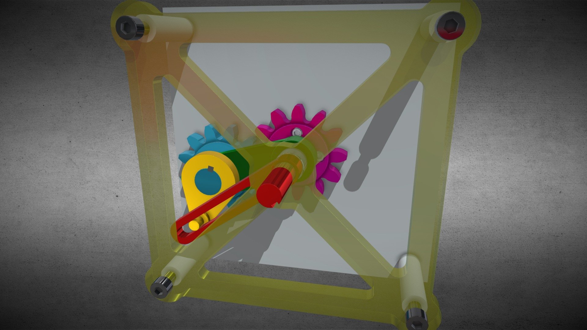 1to1 With Dwell Time I Mechanism - Download Free 3D model by ...