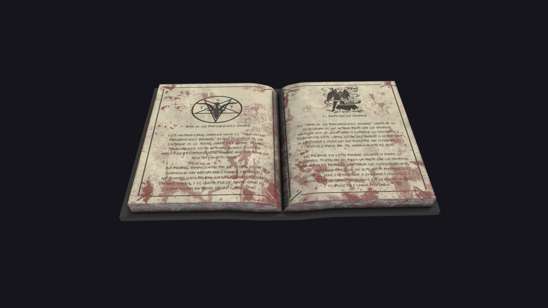 Satan Book - 3D model by LezzaL [0f38de6] - Sketchfab