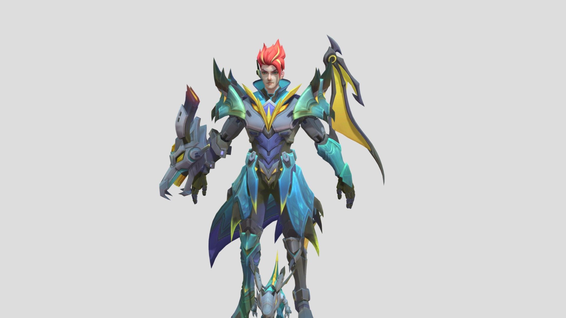 Claude Mecha Dragon REVAMP - Download Free 3D model by Clear pisyuu ...