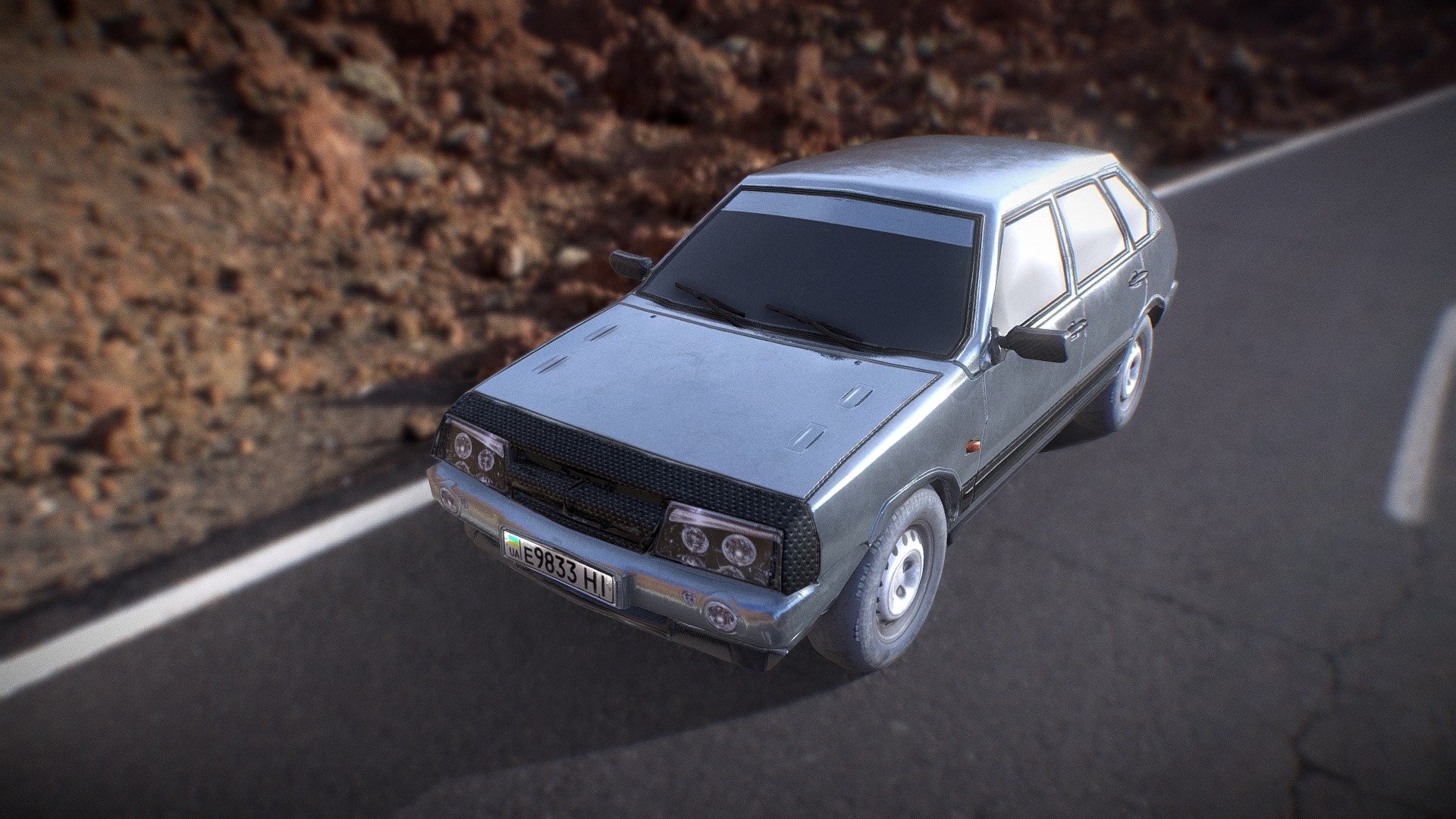 Lada 2109 Silver - Download Free 3D model by DeadLink (@d43dLink ...