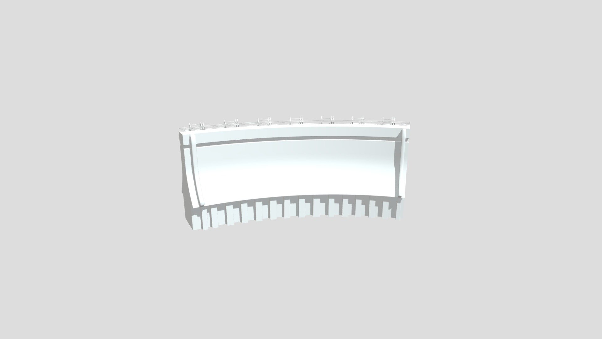 CURVEDWALL - 3D model by alonzobop [0f3999d] - Sketchfab