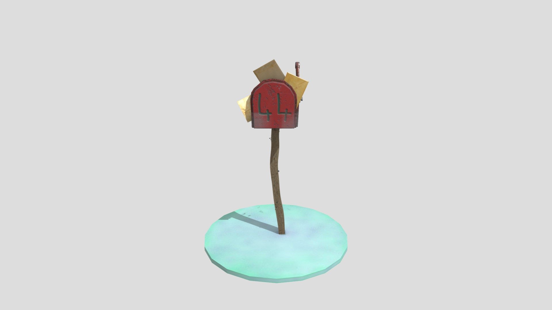 Letter Box Model - 3D model by Snickerz129 [0f399a9] - Sketchfab