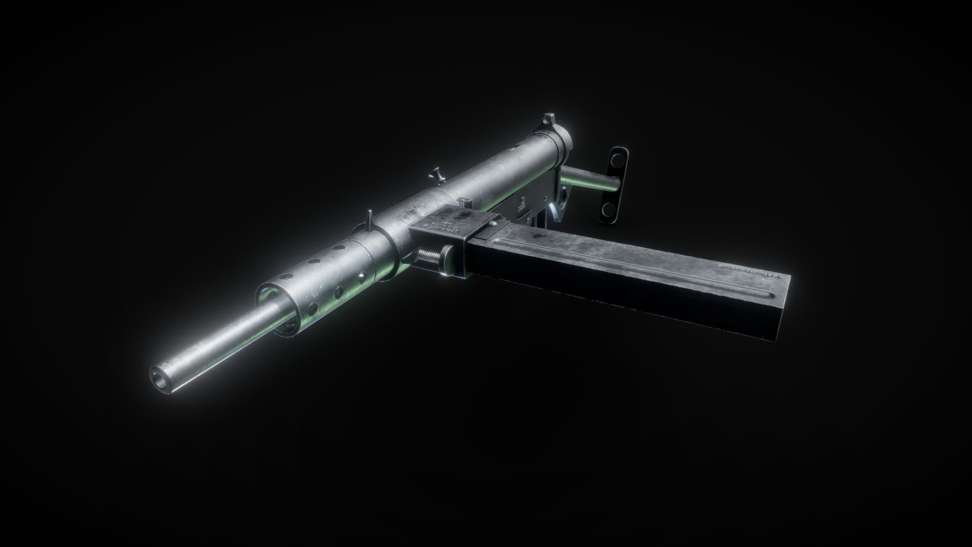 STEN MK2 Sub Machine Gun - Buy Royalty Free 3D model by Kain Hunter ...