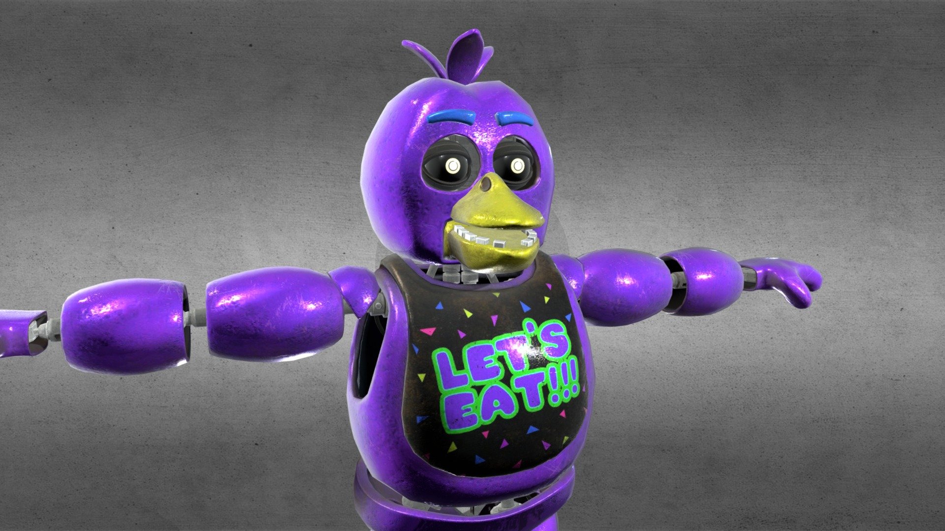 HW Chica Hard Mode - Download Free 3D model by Sr.Cake P3D ...