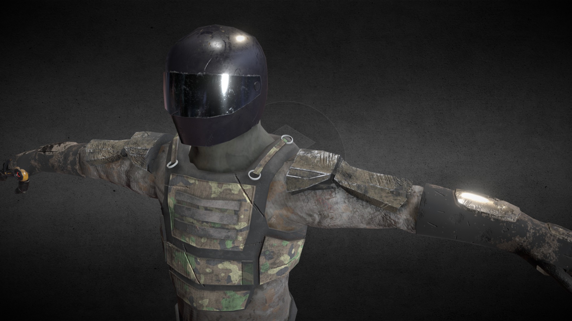 Post Apocalyptic Guy - 3D model by Heroinfather [0f3da73] - Sketchfab
