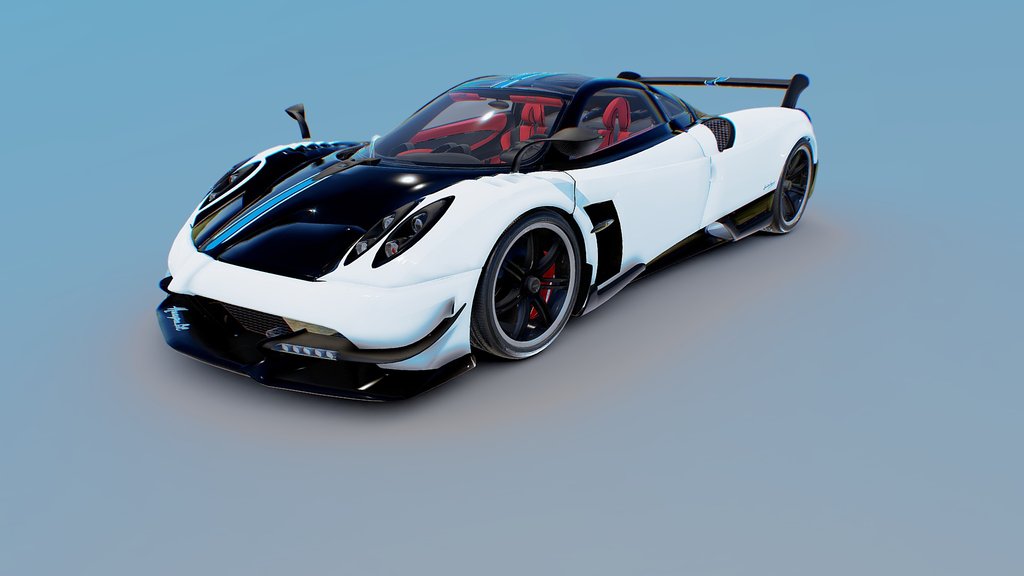Free Pagani - A 3D model collection by MEGA MODELS (@rathnayakakalindu ...