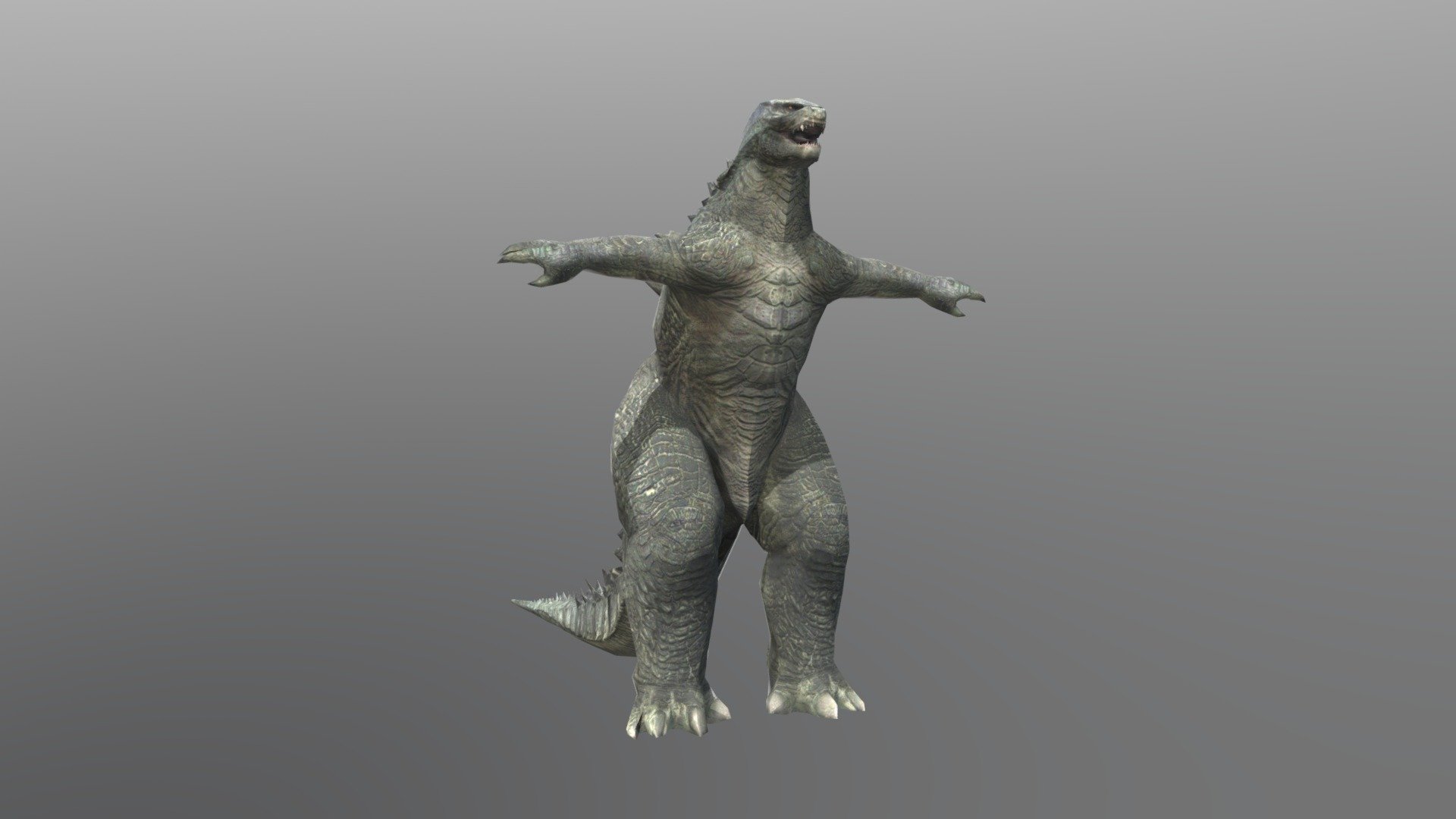 GodZilla Idle - Download Free 3D model by Cameraman (@wannoischool01 ...