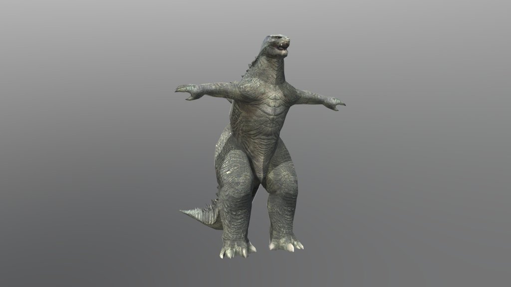 Godzilla - A 3D model collection by Cameraman (@wannoischool01) - Sketchfab