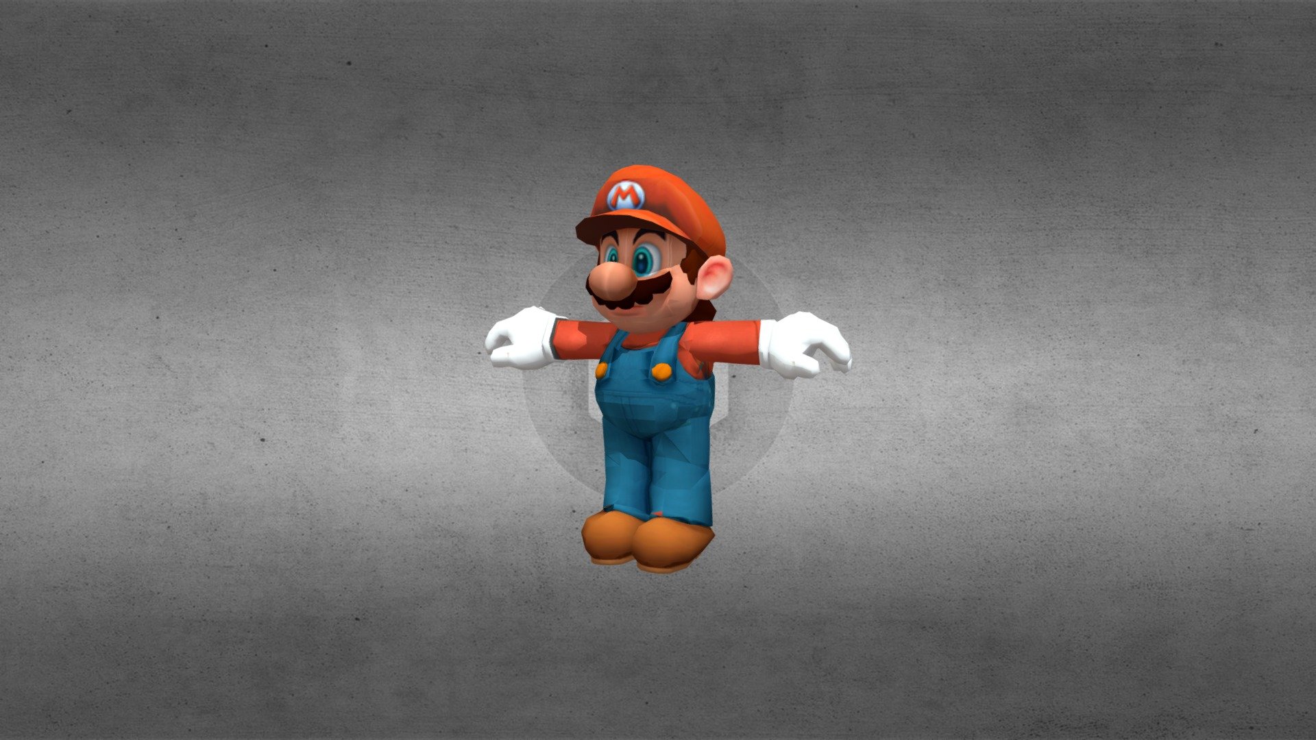 Mario - Download Free 3D model by Trina.McCoy [0f4116e] - Sketchfab