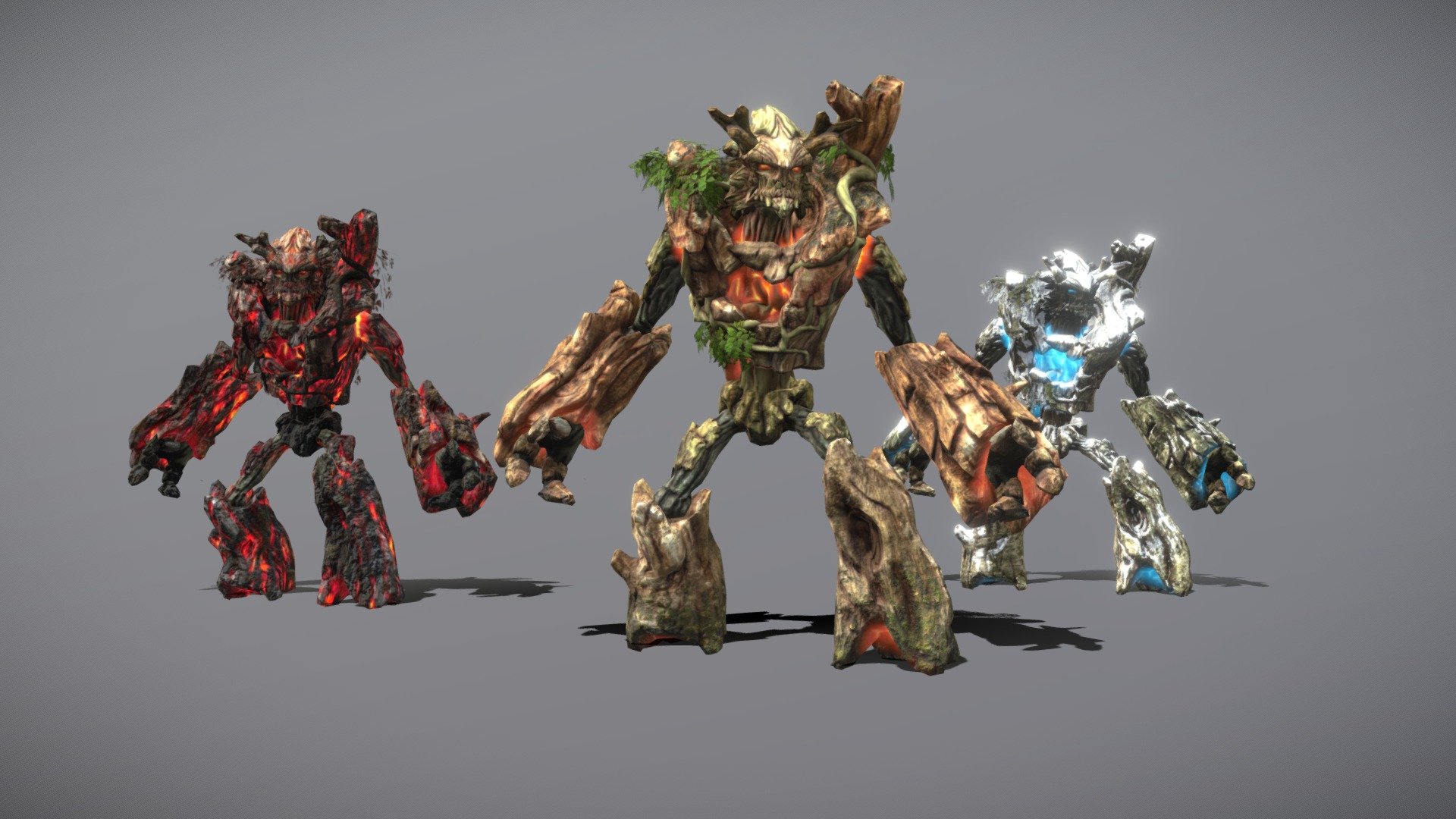 Forest Golems 04 - 3D model by Malbers Animations (@malbers.shark87 ...