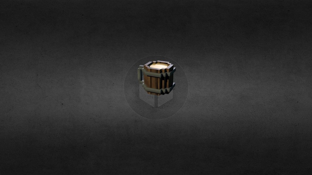 Minecraft - Beer - 3D model by VLordFox [0f452da] - Sketchfab