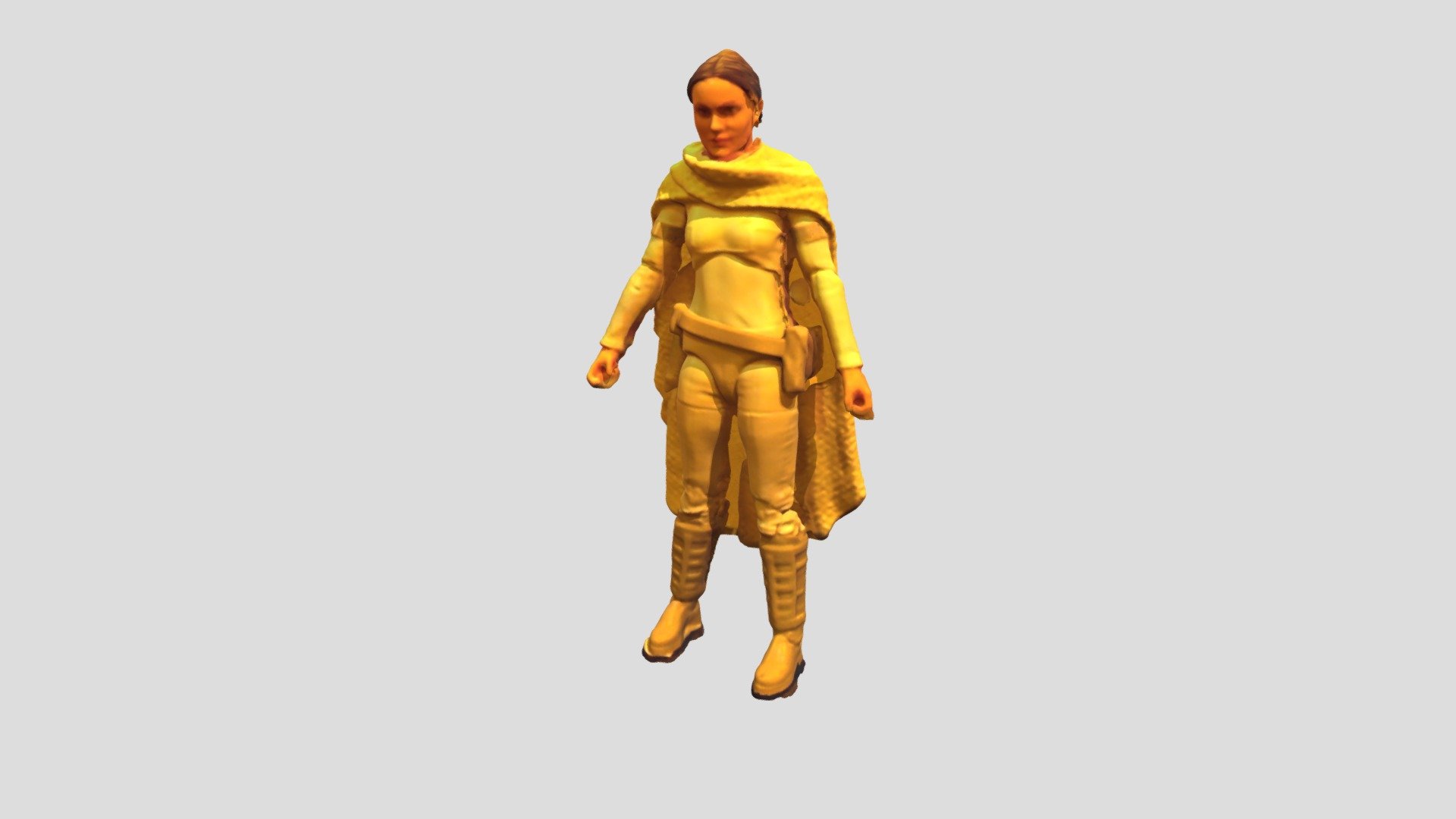 Star Wars Padme Scanned Action Figure - Download Free 3D model by ...