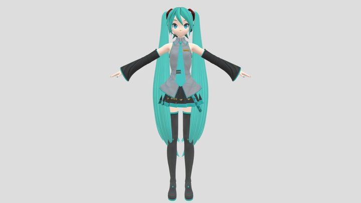 Vocaloid 3D models - Sketchfab