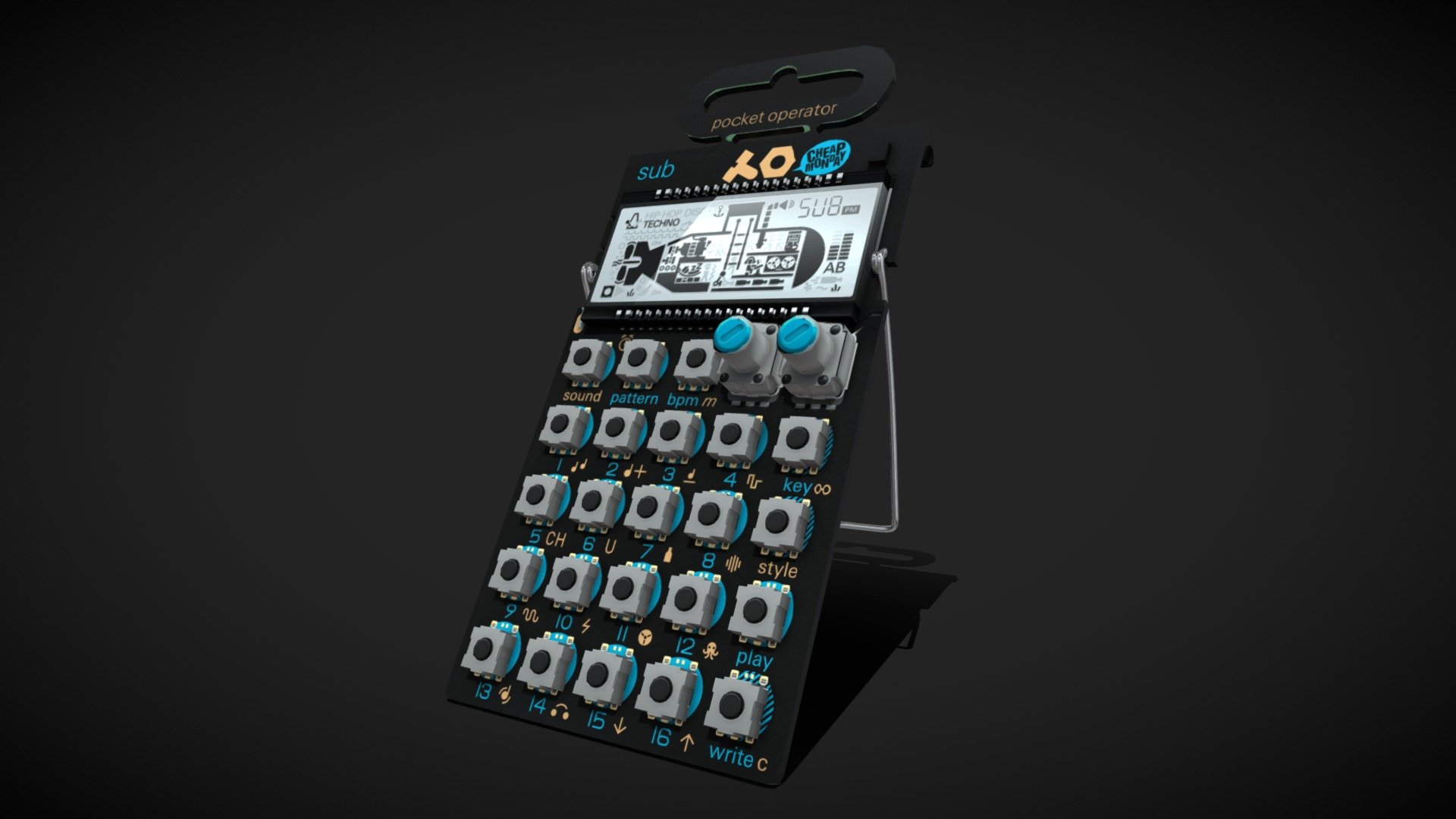 Teenage Engineering PO-14 Sub - Buy Royalty Free 3D model by DGNS ...