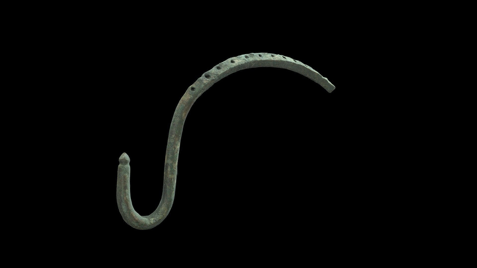 Roman bucket carrying handle - 3D model by Luka Škerjanec (@lukasker ...
