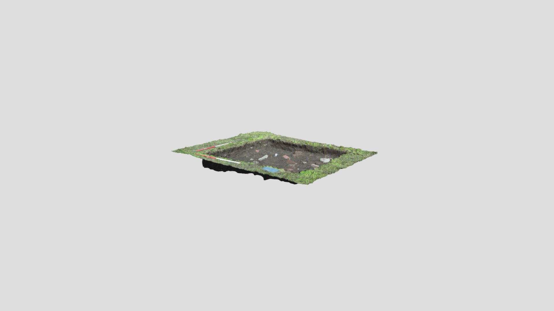 2nd scan Garden Festival Roman Fort - 3D model by Monger (@FMonger ...